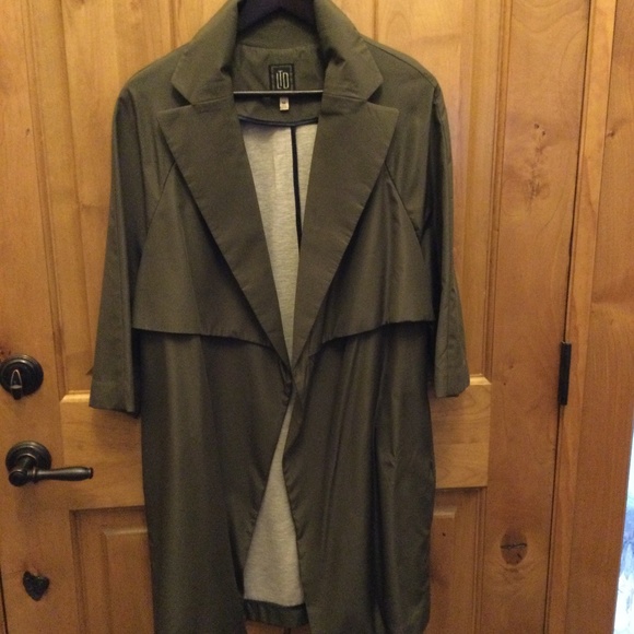 LTD | Jackets & Coats | Olive Green Long Jacket | Poshmark
